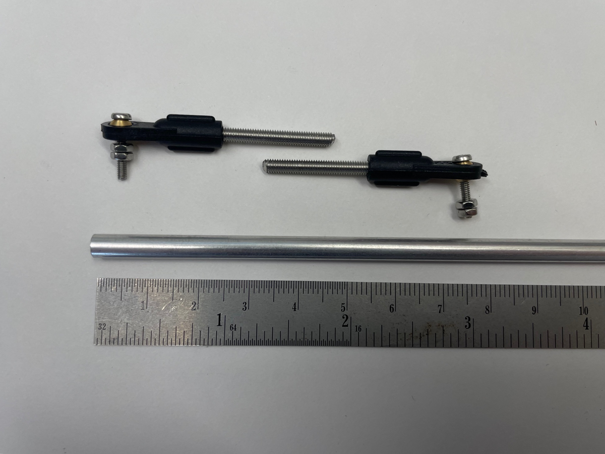 PW60B Push Rod & Ball Ends with 300mm Of Tube – PJ Sails