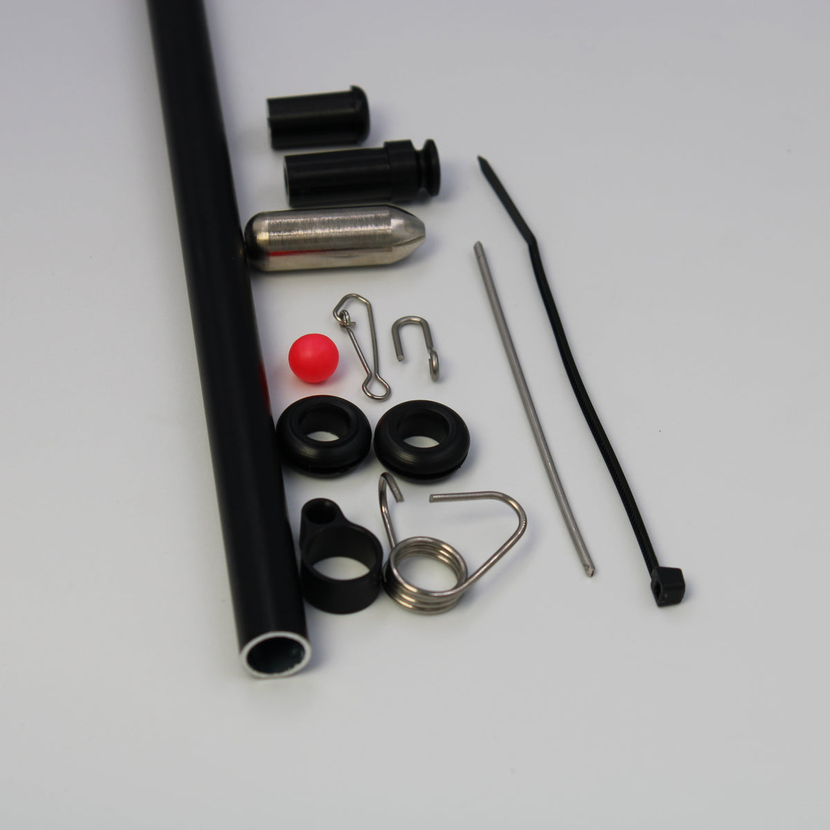10mm Aluminium Boom Tube Kit (395mm Long Tube) – PJ Sails