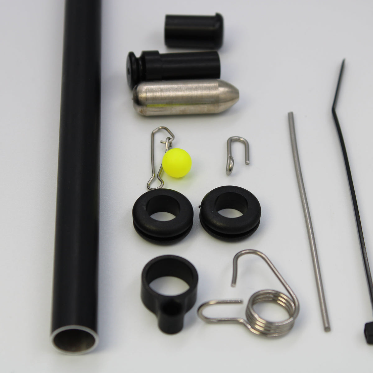 11mm 7075 Aluminium Boom Tube Kit (470mm Long Tube) – PJ Sails